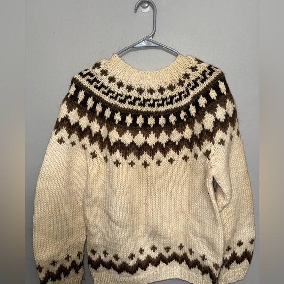 Sweaters | Vintage Iceland Sweater 10 Pure Wool Hand Knitted Med | Poshmark
